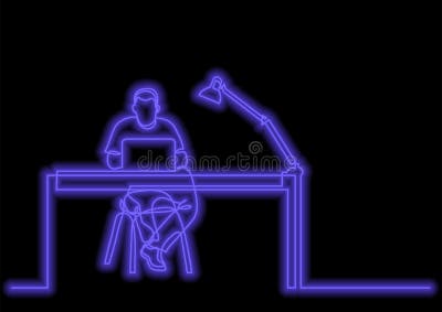 Person Behind Computer Stock Illustrations – 2,661 Person Behind ...