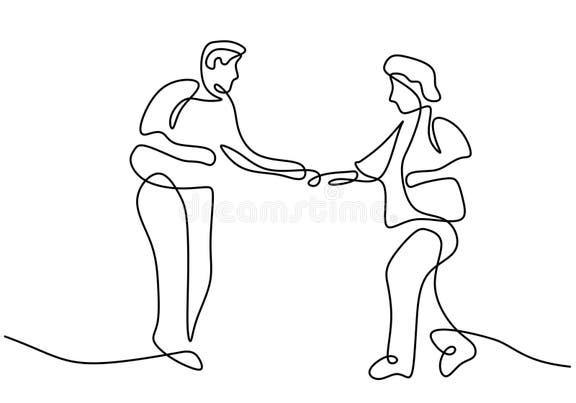 One Line Drawing Couple Dancing Stock Illustrations 130 One Line