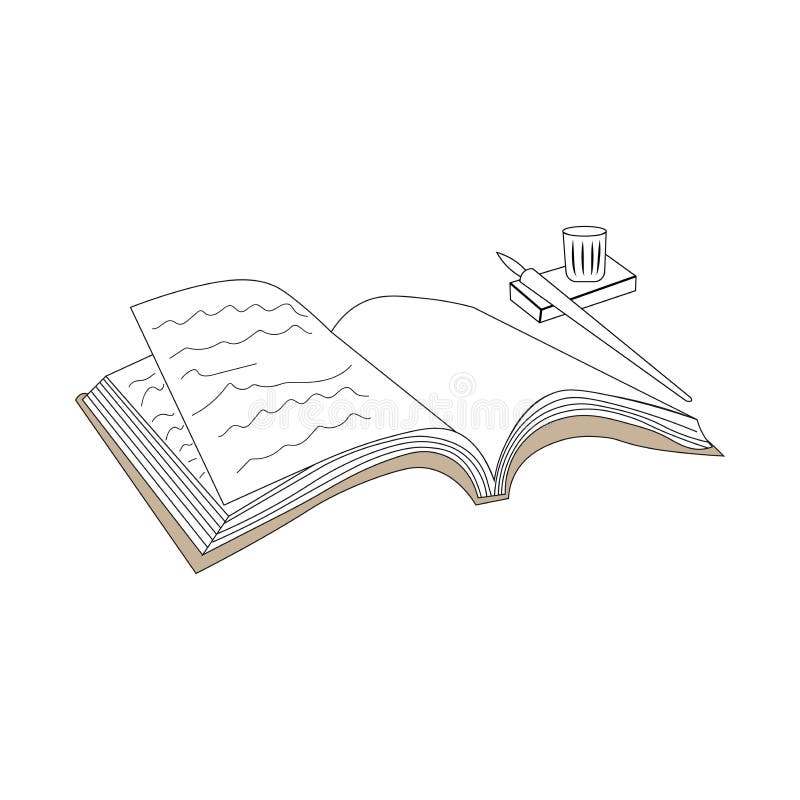 One Line Drawing Notebook Pen Stock Illustrations – 283 One Line ...