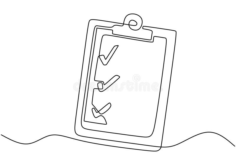 One Line Drawing of a Notebook, Symbolizing Ideas and Creativity in a ...