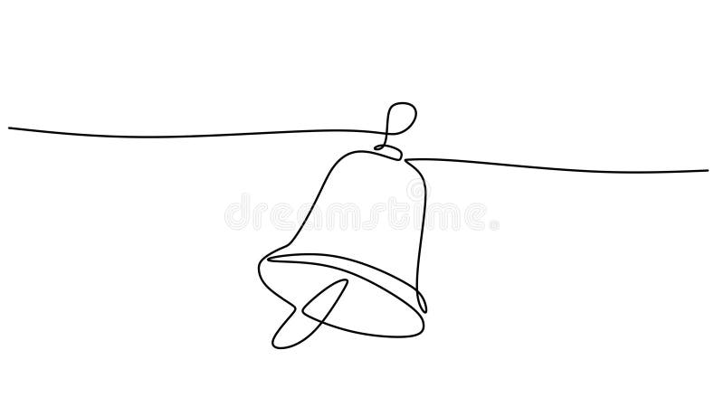 Ringing School Bell Drawing Stock Illustrations – 1,553 Ringing School ...