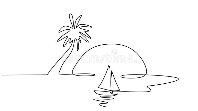 One Line Boat Stock Illustrations – 1,297 One Line Boat Stock ...