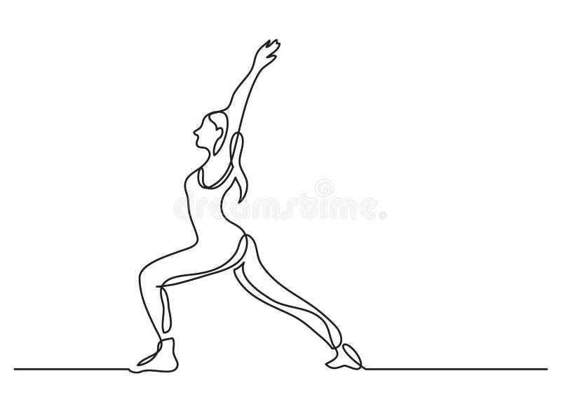 One Single Line Exercise Stock Illustrations – 2,437 One Single Line ...