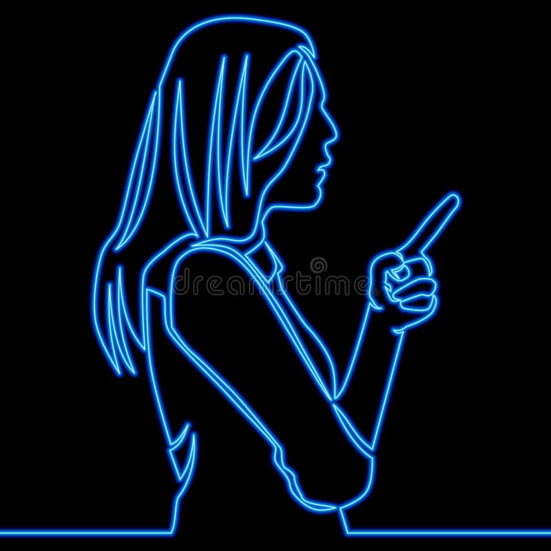 Neon Hand Pointing Stock Illustrations – 235 Neon Hand Pointing Stock ...