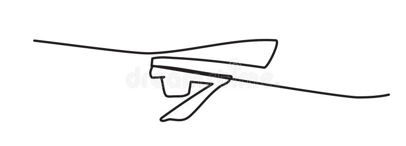 One Line Eye. Continuous Line Vision, Abstract View, Single Linear Icon ...