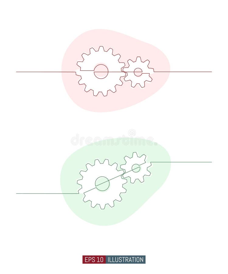 Gear Line Drawing Stock Illustrations – 11,967 Gear Line Drawing Stock ...