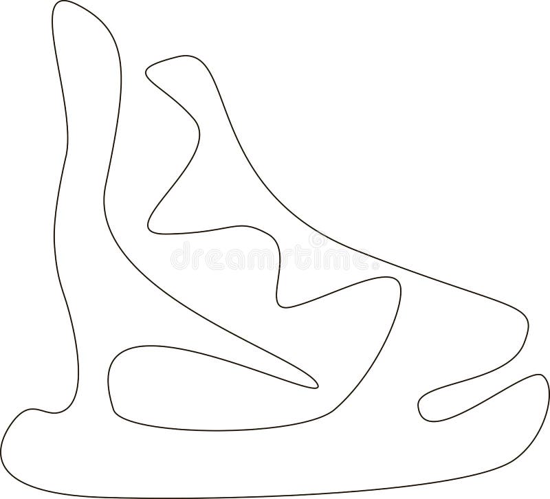 Ice Skating One Line Drawing Stock Illustrations – 88 Ice Skating One ...