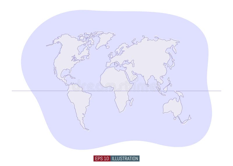 Continuous World Map Line Drawing Stock Illustrations – 1,200 ... Continuous World Map Line Drawing Stock Illustrations – 1,200 ...