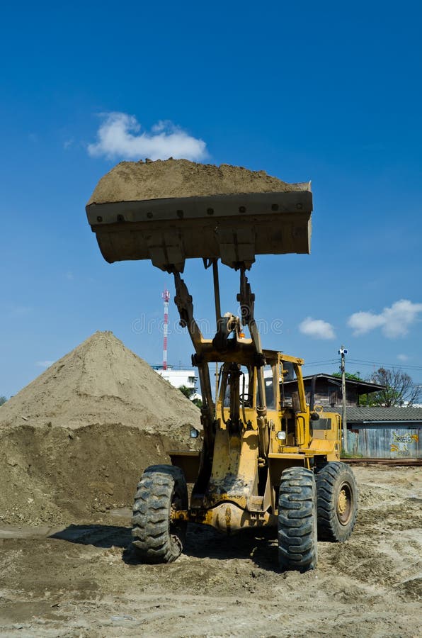 One Loader excavator stock photo. Image of professional - 23826900