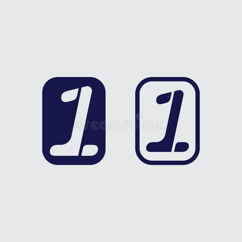 One Logo Design and Number One Design Graphic Illustration Stock ...