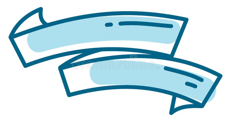 Long Blue Flag on Flagpole. Stock Illustration - Illustration of plain ...