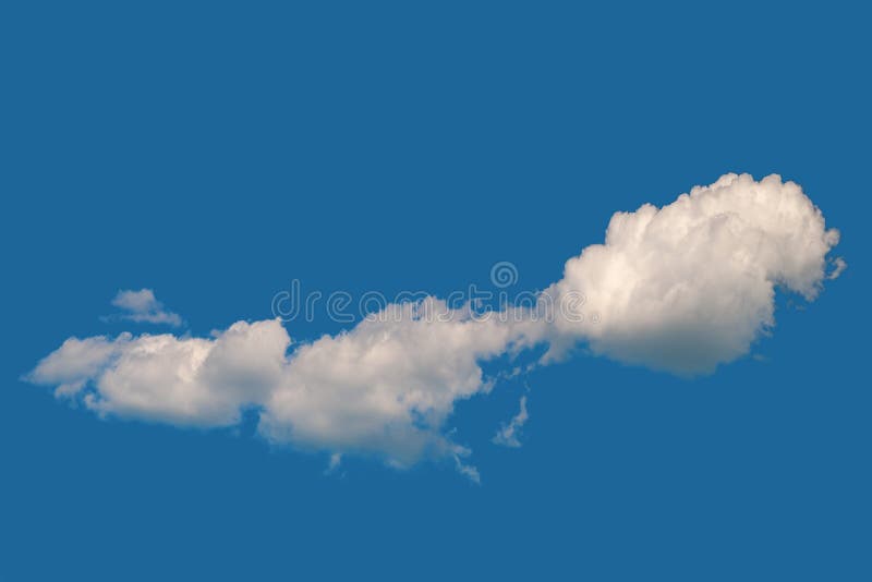One Long Cloud. Cloud on the Blue Sky. Natural Sky Background Stock ...