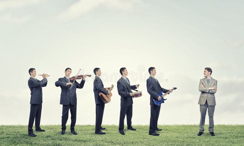 One man band stock photo. Image of orchestra, orchestral - 62167714