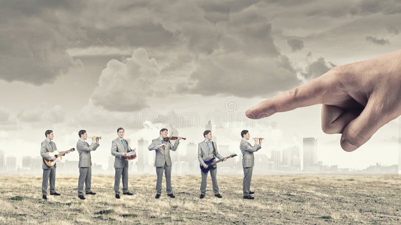 One man band stock photo. Image of team, musical, sound - 62490040