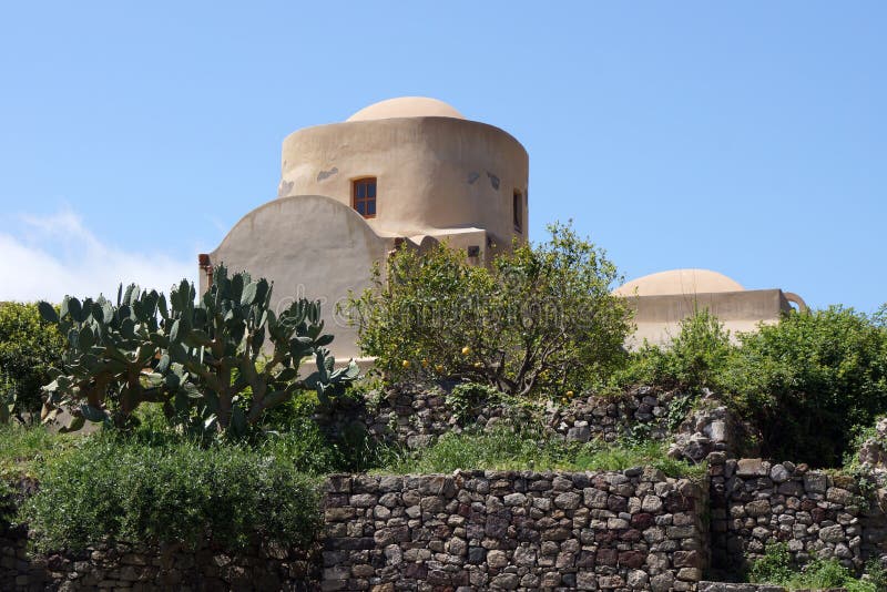 One of the Many Churchs in Lipari Stock Image - Image of apostle ...
