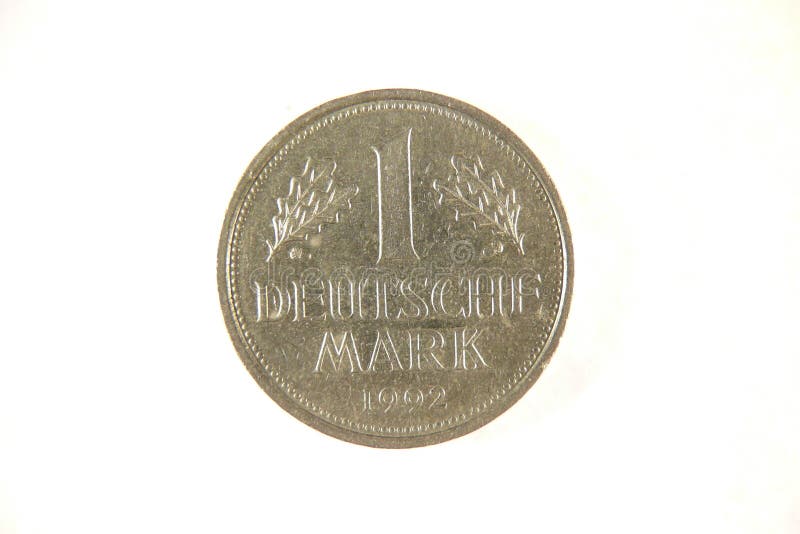 One mark stock photo. Image of germany, mark, coin, isolated - 7791618