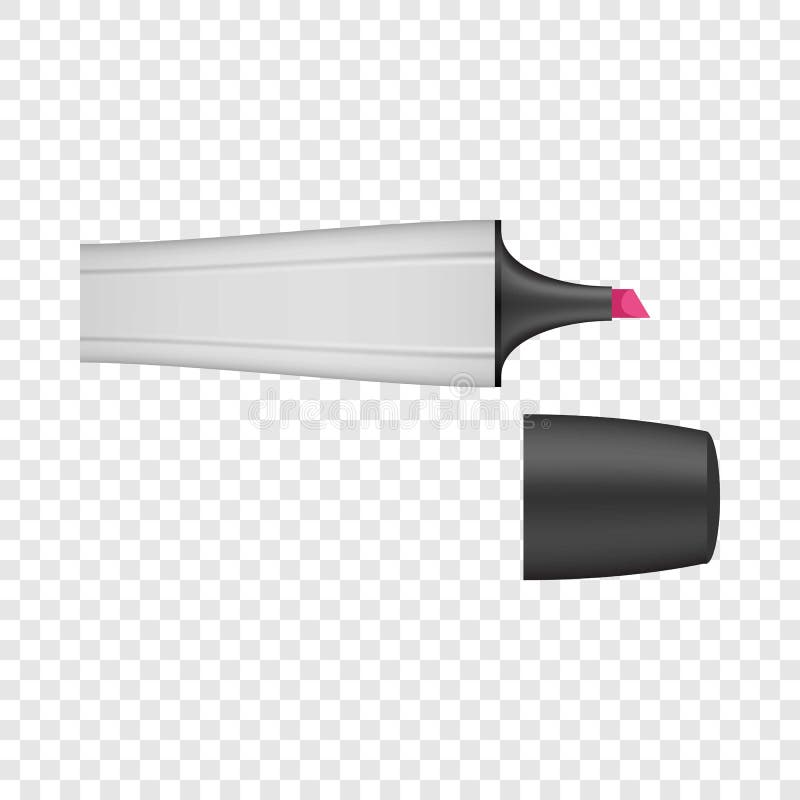 One Marker Icon, Realistic Style Stock Vector - Illustration of white ...