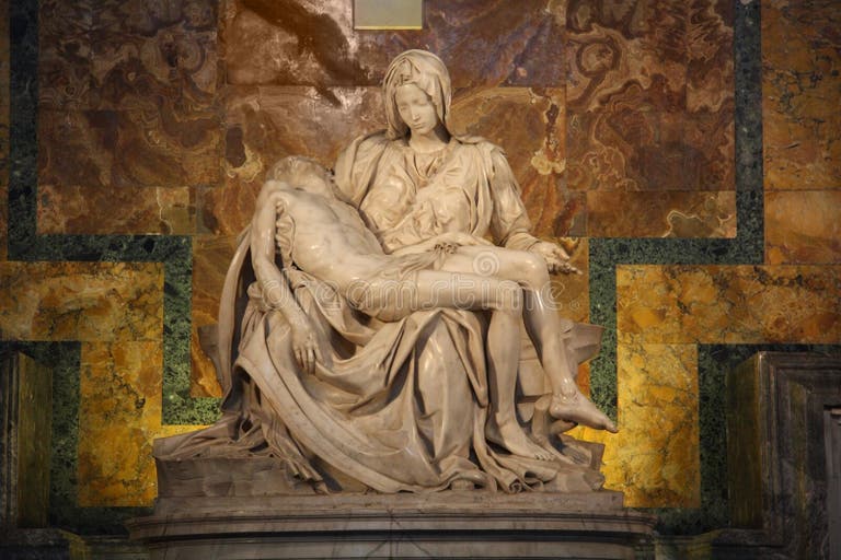 One of Michelangelo S Most Famous Works Editorial Photo - Image of mary ...