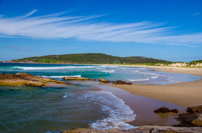 One Mile Beach stock image. Image of daylight, stephens - 61991617