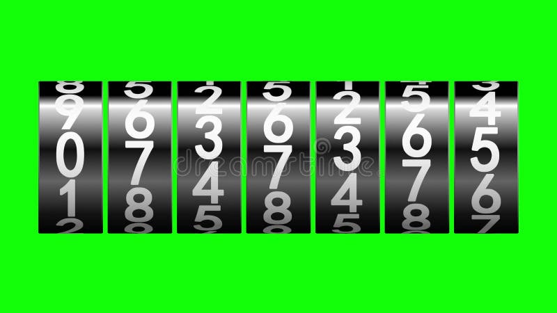 One million on the counter stock video. Video of crypto - 121075583