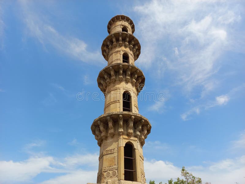 One Minar mosque stock photo. Image of column, arch - 245775086