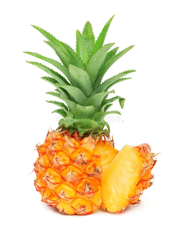 Mini pineapple stock photo. Image of closeup, stem, studio - 158040644