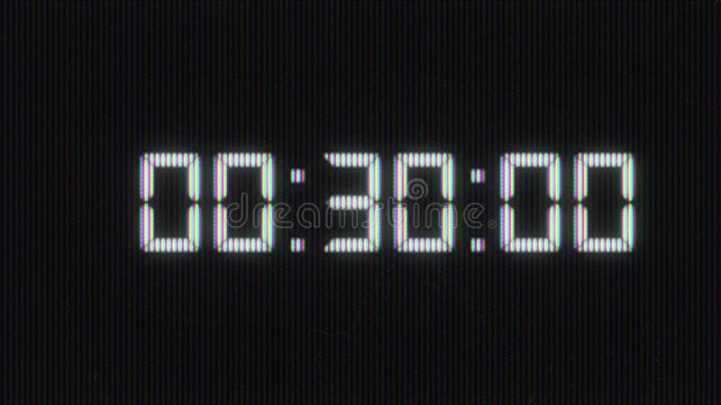 60 Seconds Timer Motion Graphics with Green Screen Background Stock ...