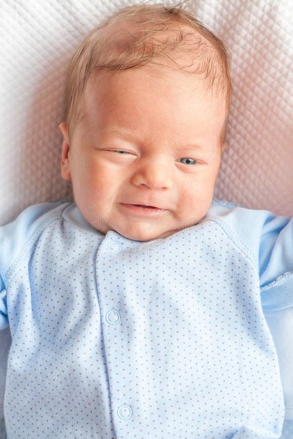 One month old baby stock image. Image of crib, care, small - 85464111