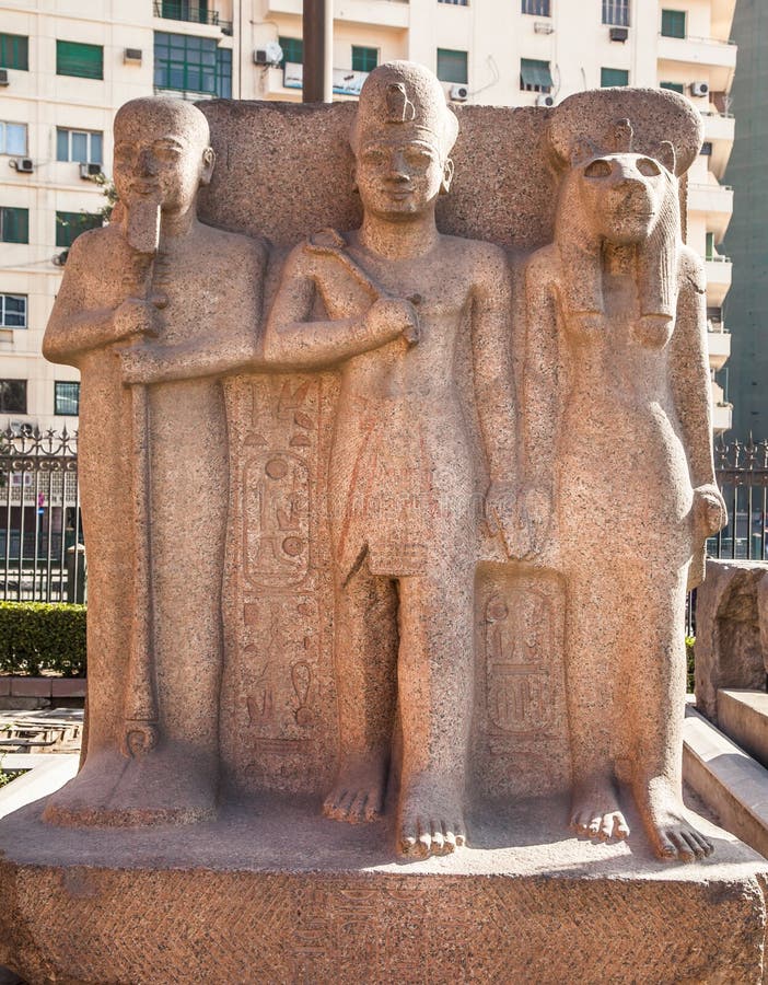 One of the Monuments at the Egyptian Museum Editorial Stock Photo ...