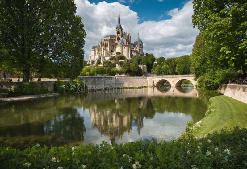 One of the Most Beautiful Castles in Europe Stock Image - Image of ...