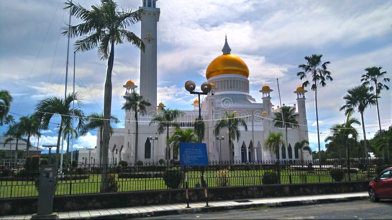 SOAS Mosque in Brunei. stock photo. Image of mosque - 111539632