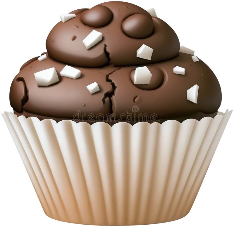 One of a Most Delicious Muffin 3d. Stock Image - Illustration of taste ...