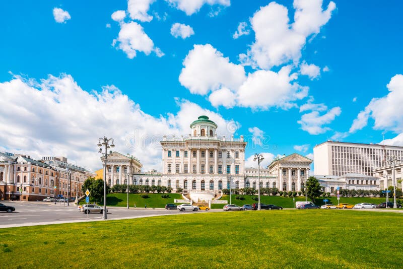 One of the Most Famous Classical Buildings in Moscow Editorial ...