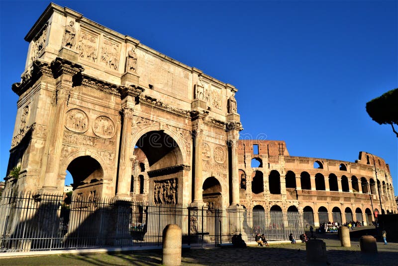 One of the Most Famous Structure in Rome: Editorial Photography - Image ...