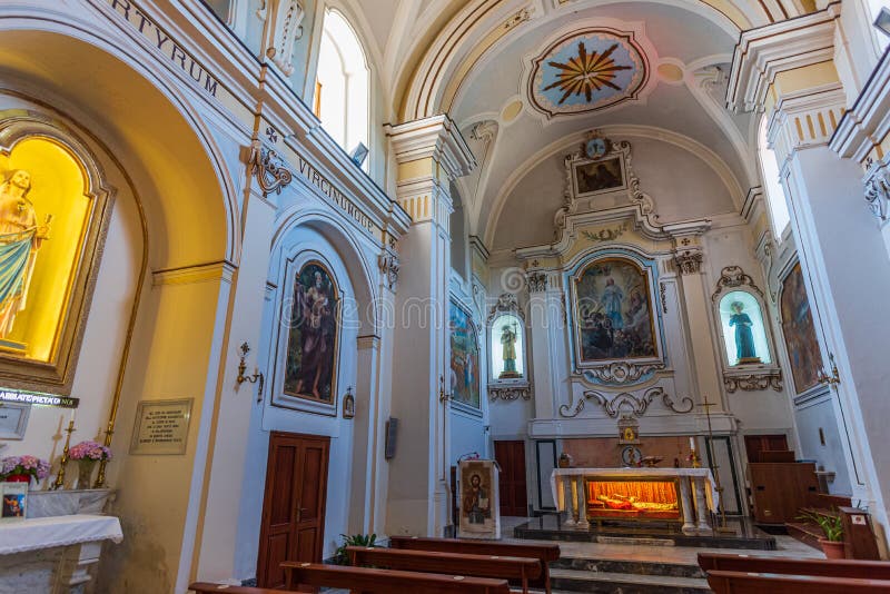 Teano, Campania, Italy. Convents of Santa Reparata Editorial Stock ...
