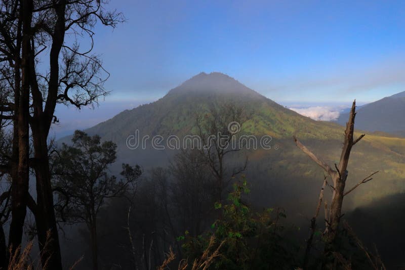 One of the Mountains in the Area of Banyuwangi, East Java. Stock Photo ...