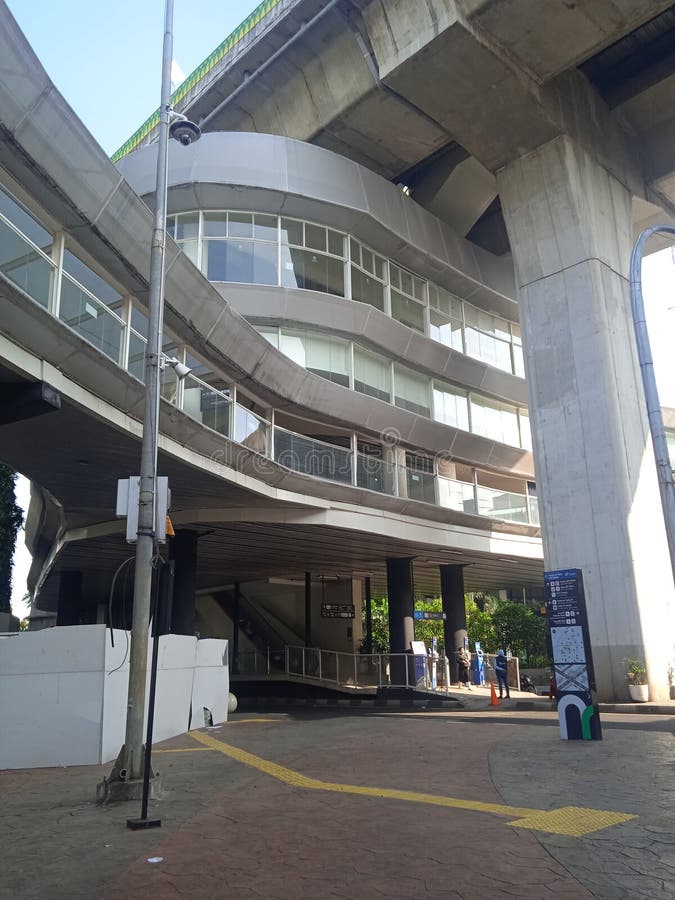 One of the MRT Stations in the Blok M Area, in the Photo from the Local ...