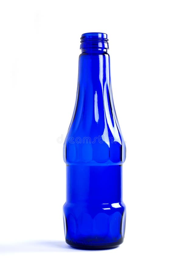 One navy blue soda Bottle stock photo. Image of background - 19207088