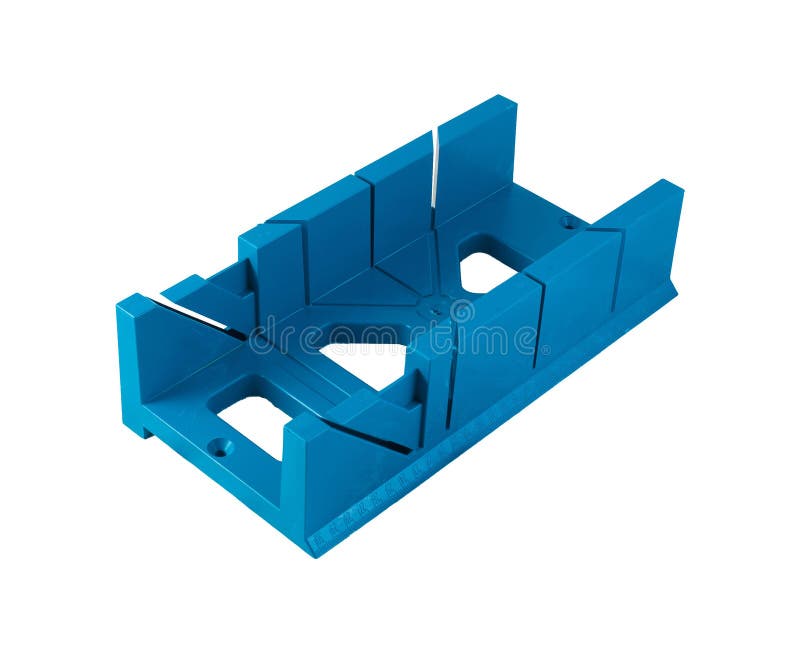 Miter Box Angle Cut Tool and Hand Saws on White Stock Photo - Image of ...