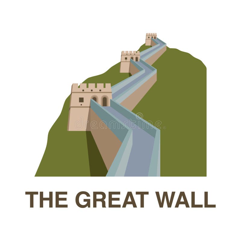 Great Wall China Stock Illustrations – 4,095 Great Wall China Stock ...