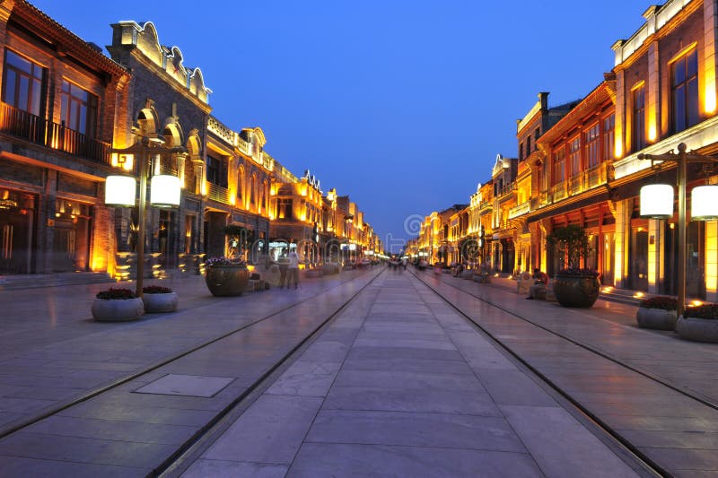 One night in Beijing stock image. Image of blue, beijing - 13635459