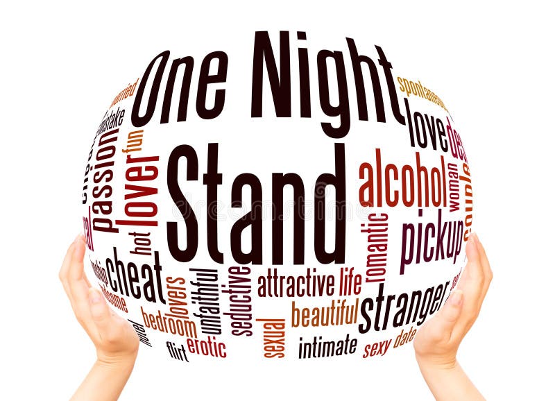 One Night Stand Word Cloud Sphere Concept Stock Image - Image of ...