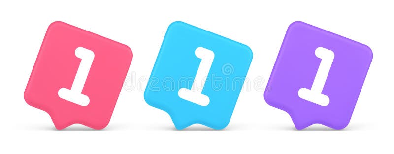 One Number Button Finance Counting Panel Keyboard User Interface 3d ...