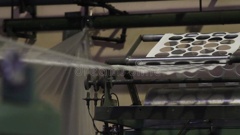 Plastic Container Production Line Stock Footage - Video of industry ...