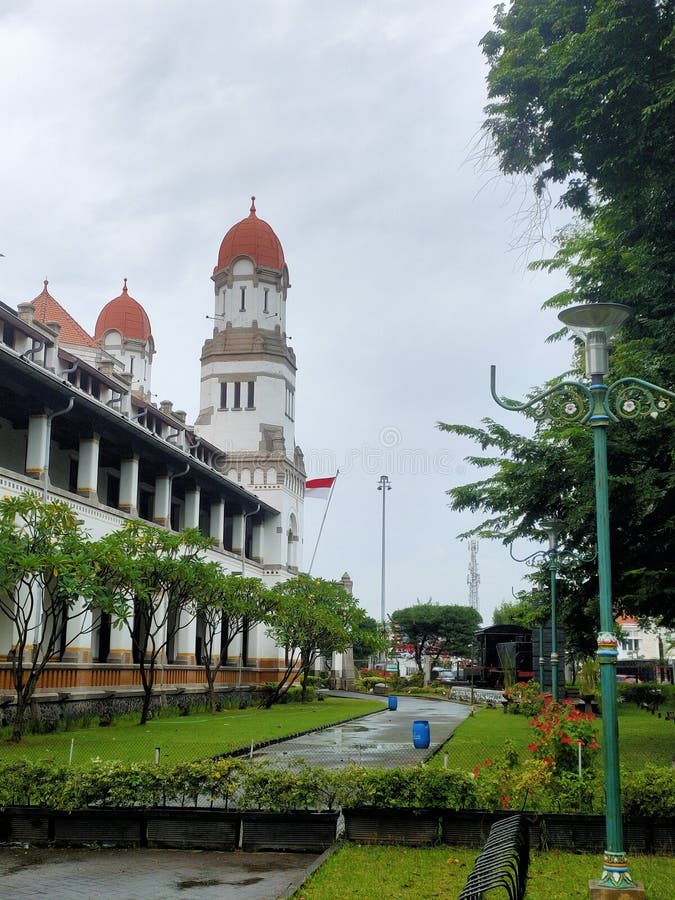 One Old Colonial Building Middle Java Stock Photo - Image of culture ...