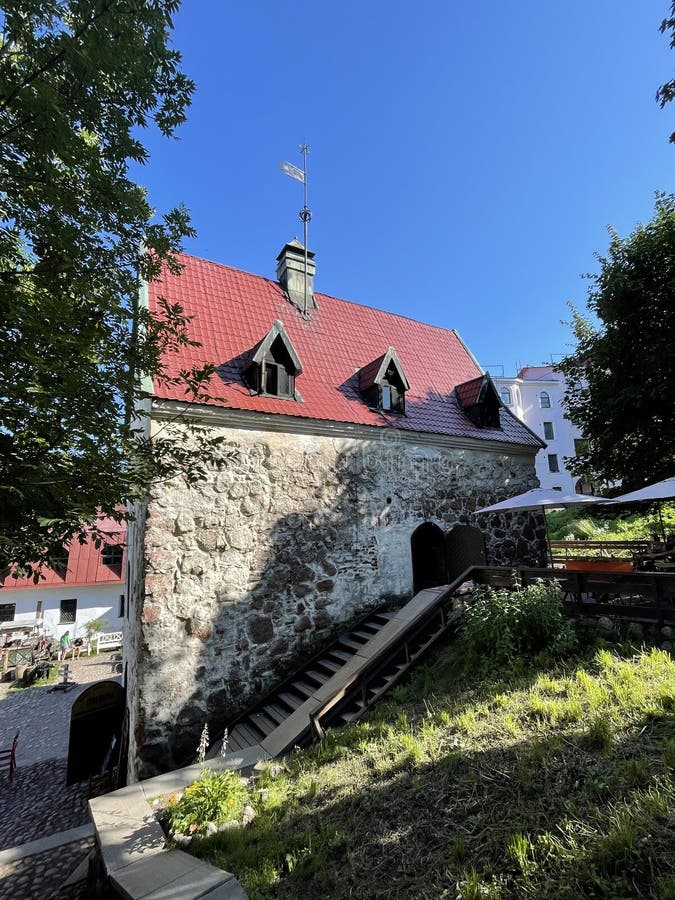 One of the Oldest Building in Russia, Vyborg, Russia Stock Photo ...