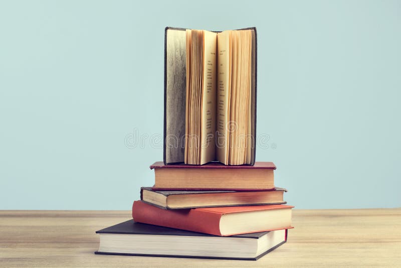 One open book stock photo. Image of open, literature - 105243682
