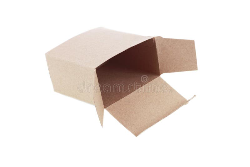 Brown Paper Document Envelope Isolated On White Stock Image - Image of ...