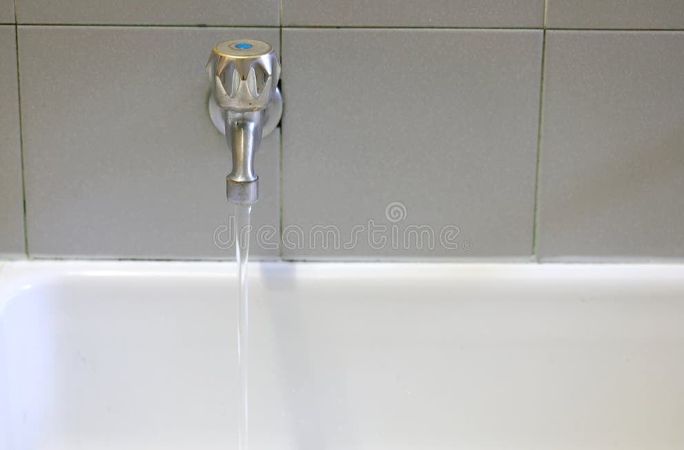 One opened tap stock photo. Image of health, earthenware - 167323680