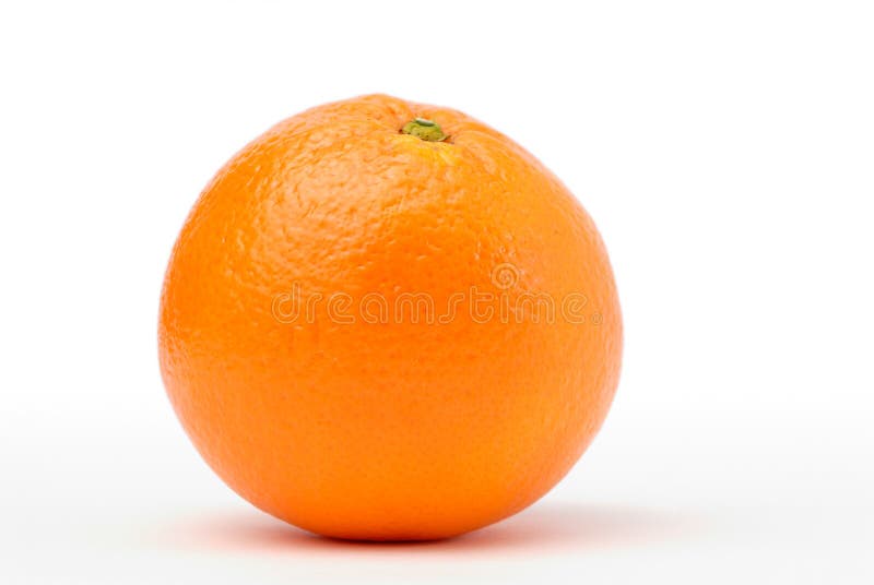 One Orange in Perfect Shape Stock Image - Image of beautiful, close ...